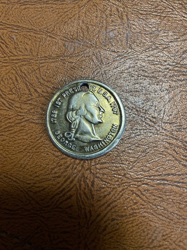 1789-1797 1st President USA George Washington Funeral Coin Medallion ...