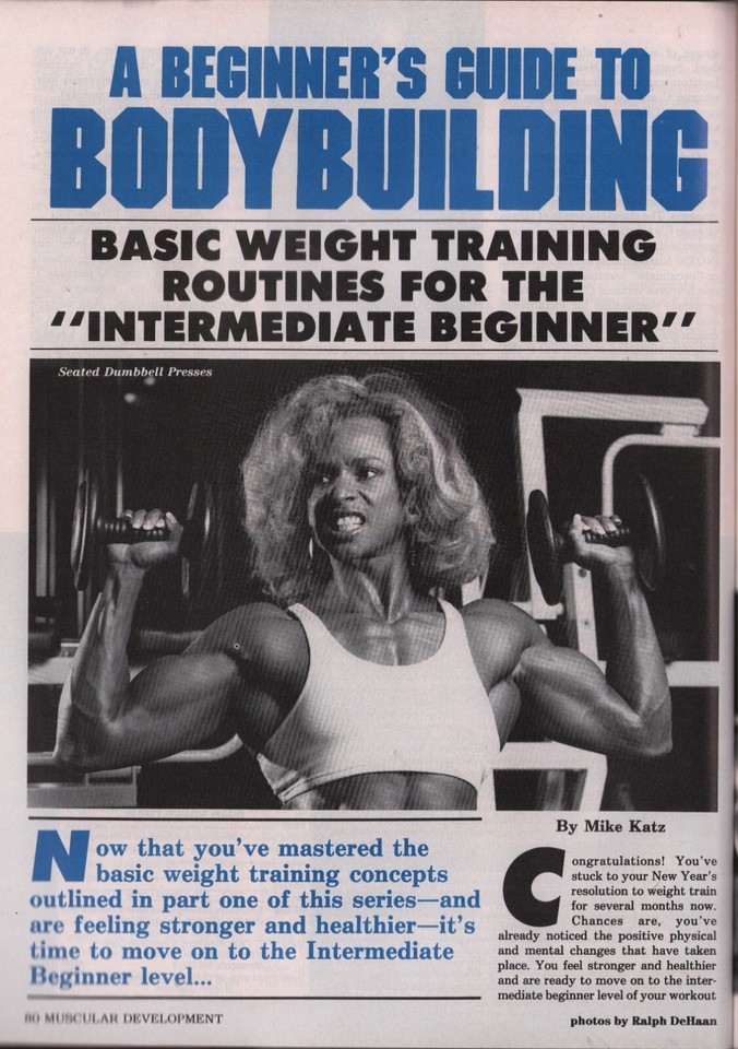 Muscular Development 07/1992 Laura Creavalle Michelle Andrea Skye ...