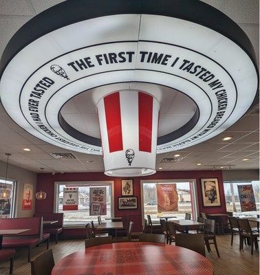 Kentucky Fried Chicken KFC Bucket Ceiling Pendant Lamp Display - ULTRA ...