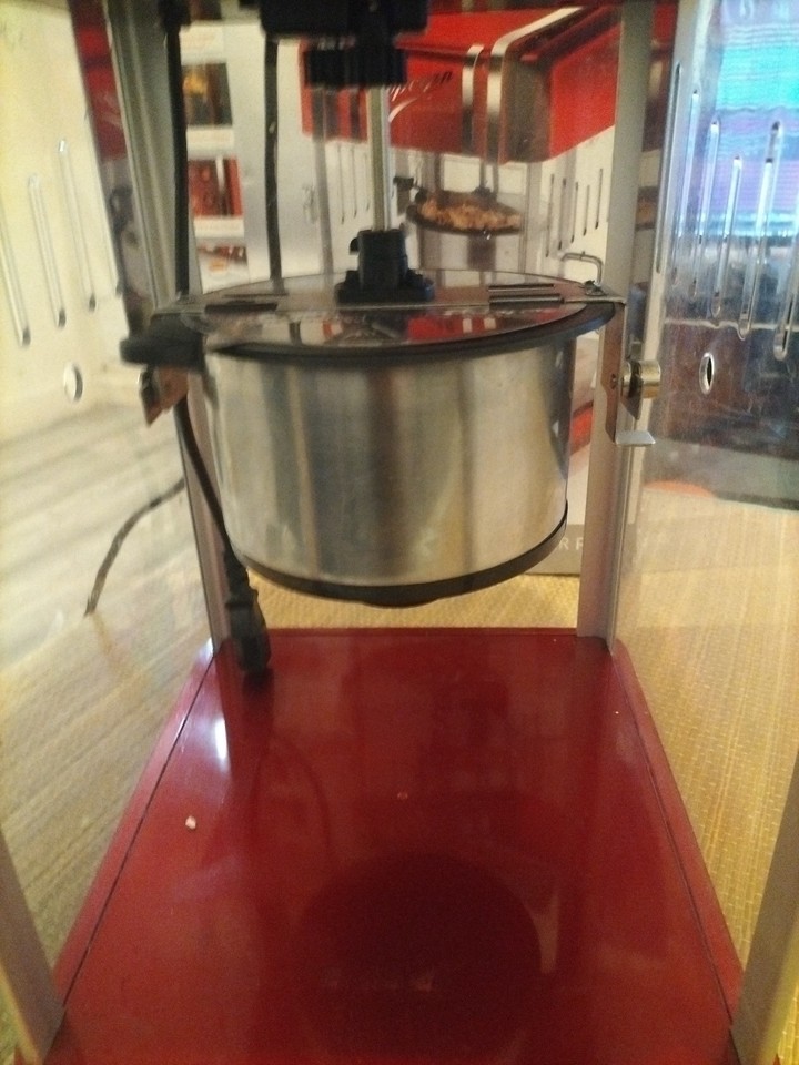 Unold Popcorn Maker Retro 48535 Red Metallic with 2 Measuring Spoons ...