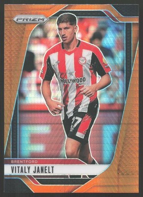 2024-25 Panini Prizm Premier League #240 Vitaly Janelt Orange Hyper | eBay
