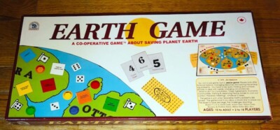 Earth Game Family Pastime Co-Op Saving Planet Earth Board Game Vintage ...
