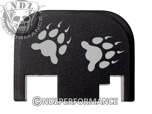for Glock Rear Plate 17 19 21 22 23 27 30 34 36 41 Blk G1-4 Bear Paw ...