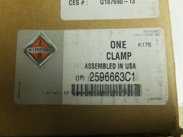 International Navistar EPA 10 V Band Clamp P/n 2596663C1 for sale ...