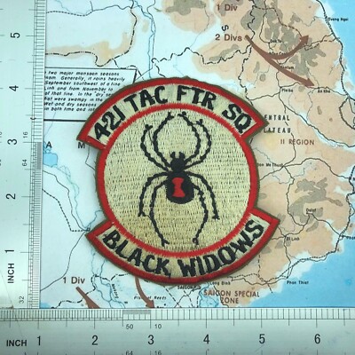 Patch , USAF US Air Force 421st Tactical Fighter Squadron Patch , s2 | eBay