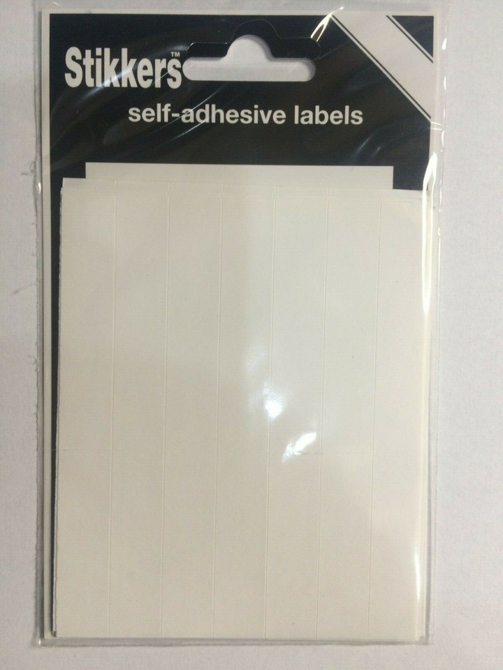 White Small Sticky Labels Price Stickers Tags Blank Self Adhesive | eBay UK