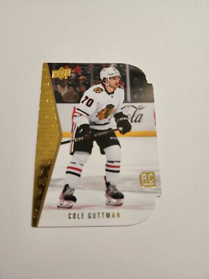 2023-24 Upper Deck Series 2 Die Cut Cole Guttman Chicago Blackhawks # ...