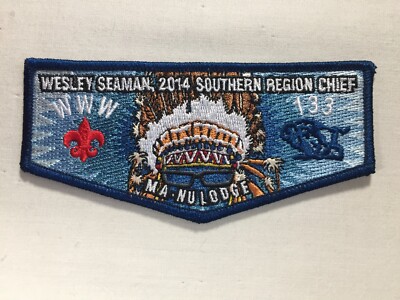 Manu OA Lodge 133 2014 Southern region Chief Flap BSA Patch | eBay