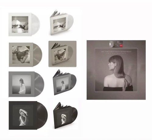⭐️ Taylor Swift TTPD 5 Variants Vinyl Manuscript Albatross Black Dog ...