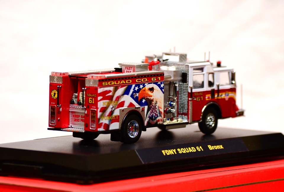 Code 3 FDNY Pierce Squad 61 *** Custom Built *** | eBay