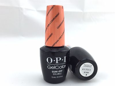 OPI Gel Color Soak-Off UV LED Gel Polish 0.5 GC N58 Crawfishin' for a ...