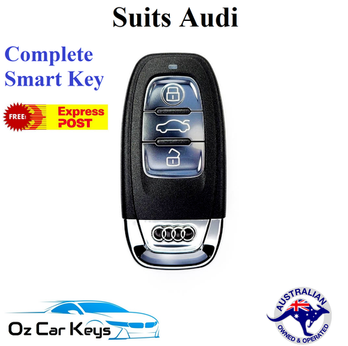Suits Audi A4 S4 A5 S5 A6 S6 A7 A8 Q5 Smart Key Remote 2008 2009 2010 ...