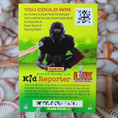 2024 Panini Kid Reporter - Chance to Win Super Bowl LIX TICKETS ...