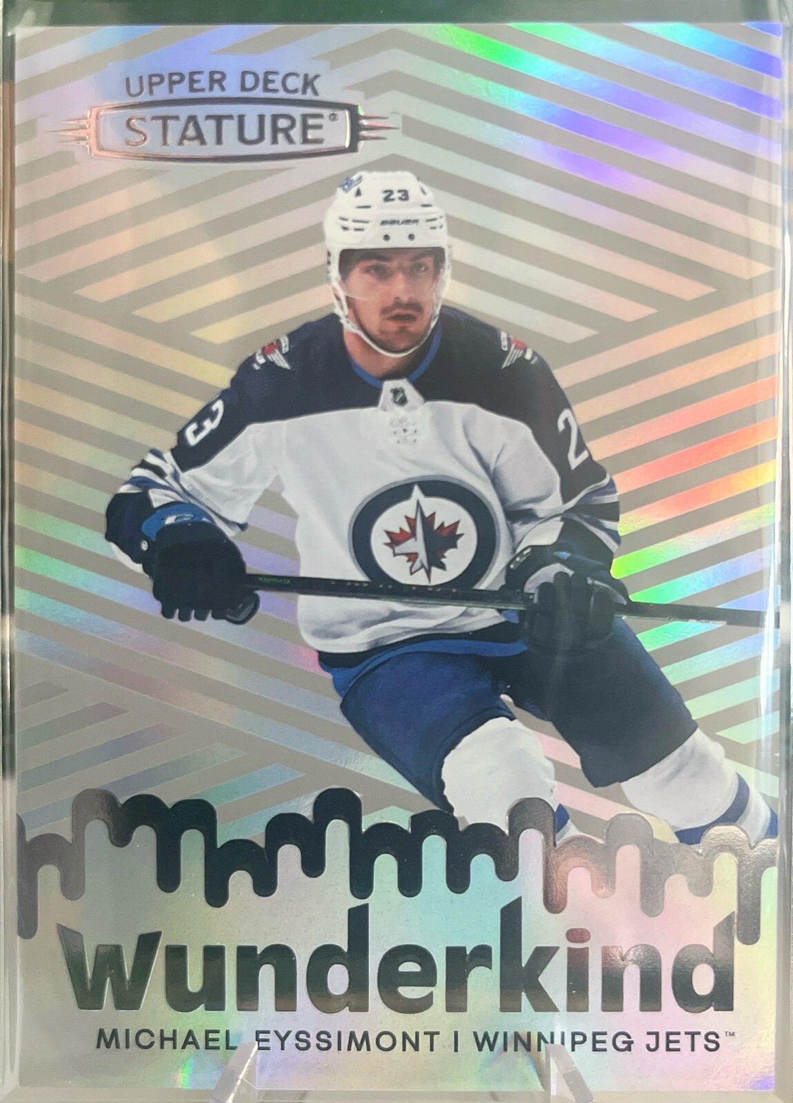 2022/23 UPPER DECK STATURE MICHAEL EYSSIMONT WUNDERKIND INSERT #W-26 ...