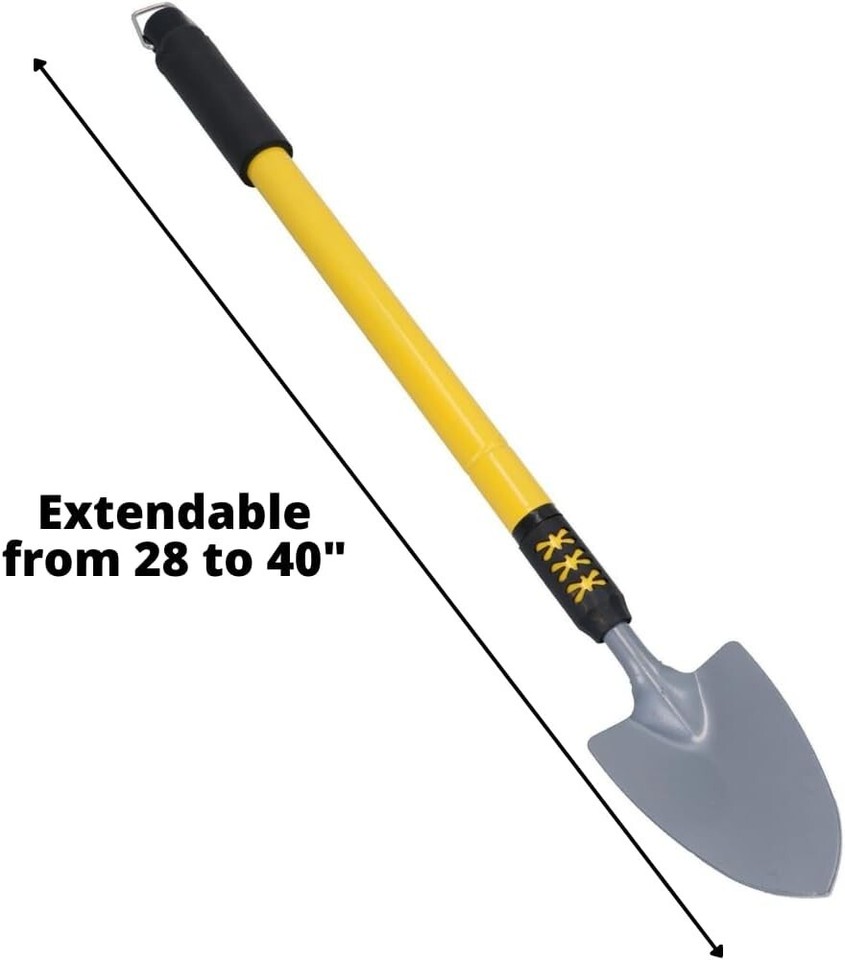 Gardening Heavy Duty Tool Set Digging Spade Fork Rake Border Edging Hoe ...