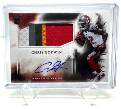 2017 Origins Chris Godwin GORGEOUS 5 Color RPA #130 Rookie Patch Auto ...