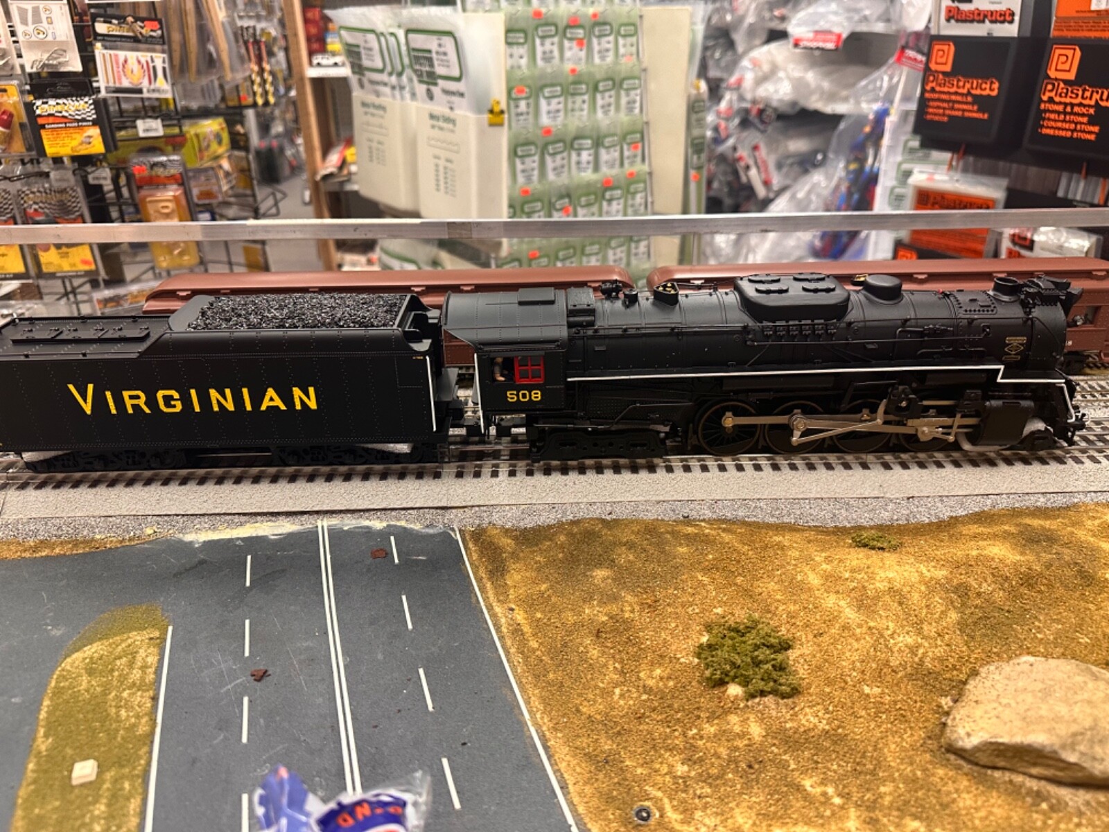 LIONEL TRAIN TMCC VIRGINIAN BERKSHIRE 2-8-4 STEAM ENGINE 6-38077 O ...