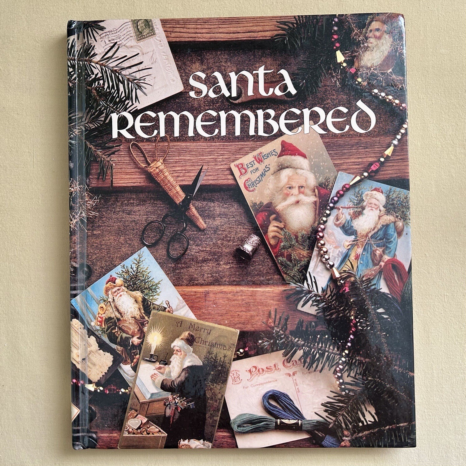Santa Remembered Cross Stitch Patterns Book 1st printing 1989 Santa ...