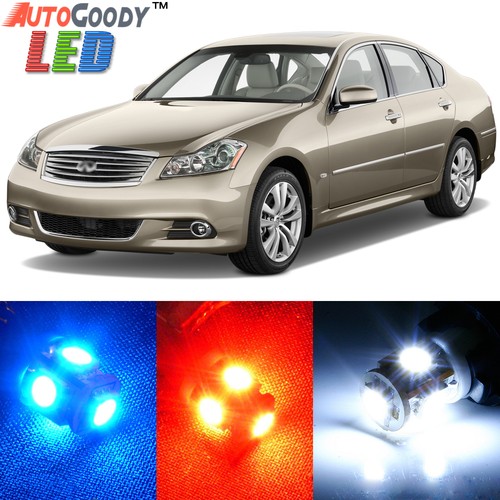 16 x Premium Xenon White LED Light Interior Package Kit for Infiniti ...