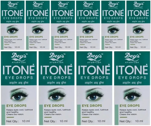 10pc x ITONE Eye Drops Herbal Ayurvedic for Conjunctivitis, Itching of ...