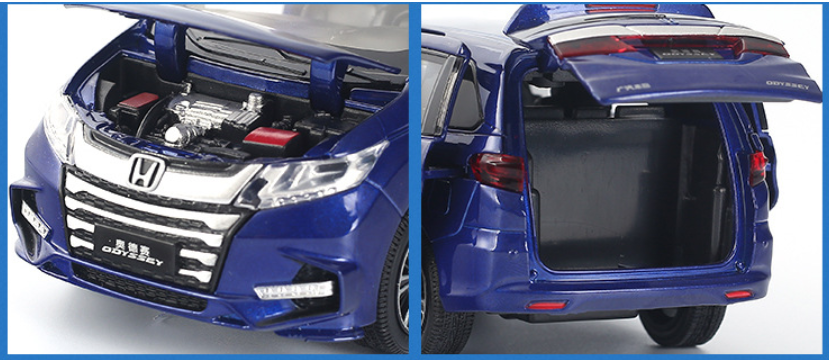 1:32 HONDA ODYSSEY MPV MINIVAN PULLBACK CAR VEHICLE DIECAST KIDS ...