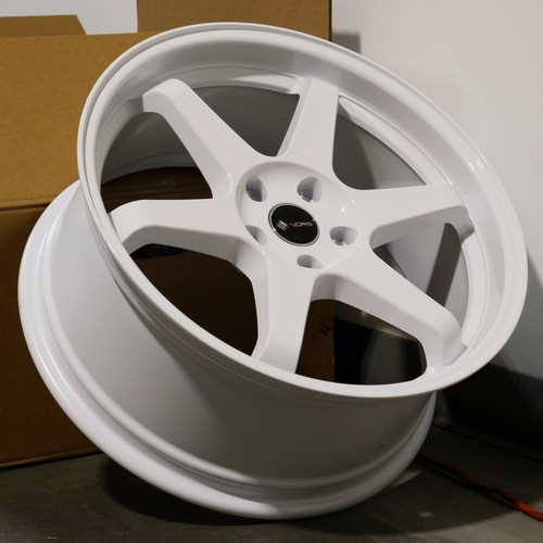 19x8.5 White Wheels Vors TR37 5x112 35 (Set of 4) 73.1 | eBay