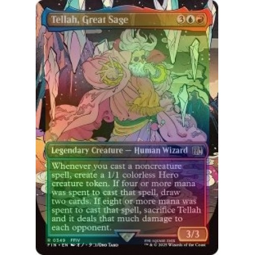 Foil Tellah, Great Sage (borderless) X4 M/NM Magic MTG Final Fantasy | eBay