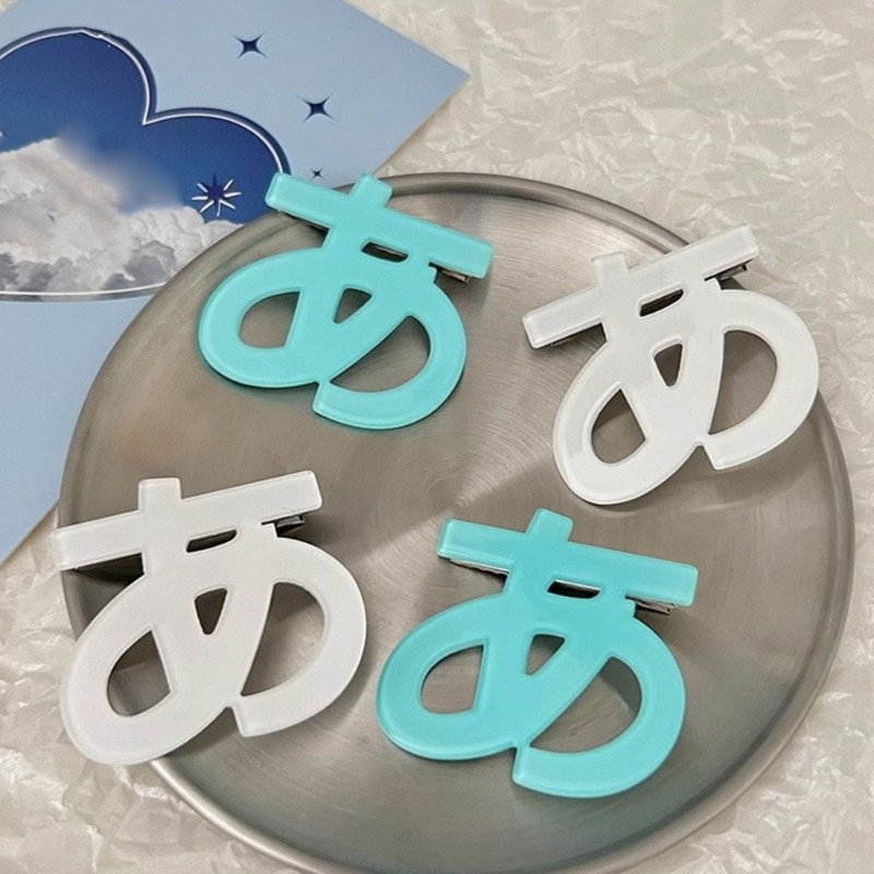 Japanese Character Hair Clip Headwear Cute Candy Color Sweet Girls Back ...