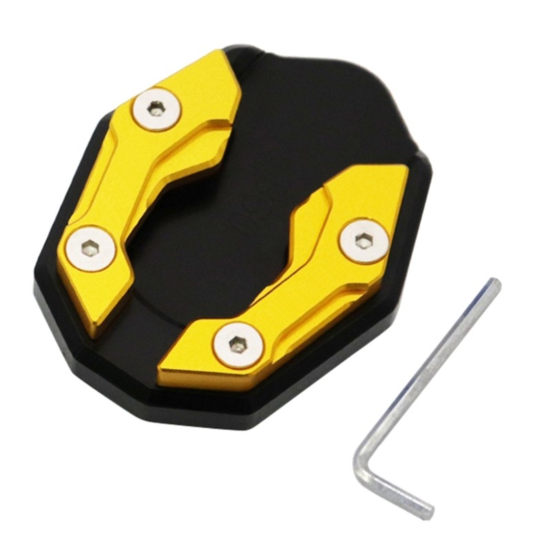 Motorbike Bike Parking Kickstand Pad Plate Base Bike Side Stand Grip ...