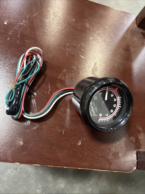 Vintage Sunpro Super Tach II Mini Tachometer 8k RPM Redline W/ Pedestal ...