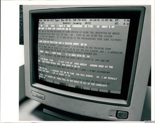 1992 Boston Computer Monitor Personal Computer Multimedia 8X10 Vintage Photo | eBay
