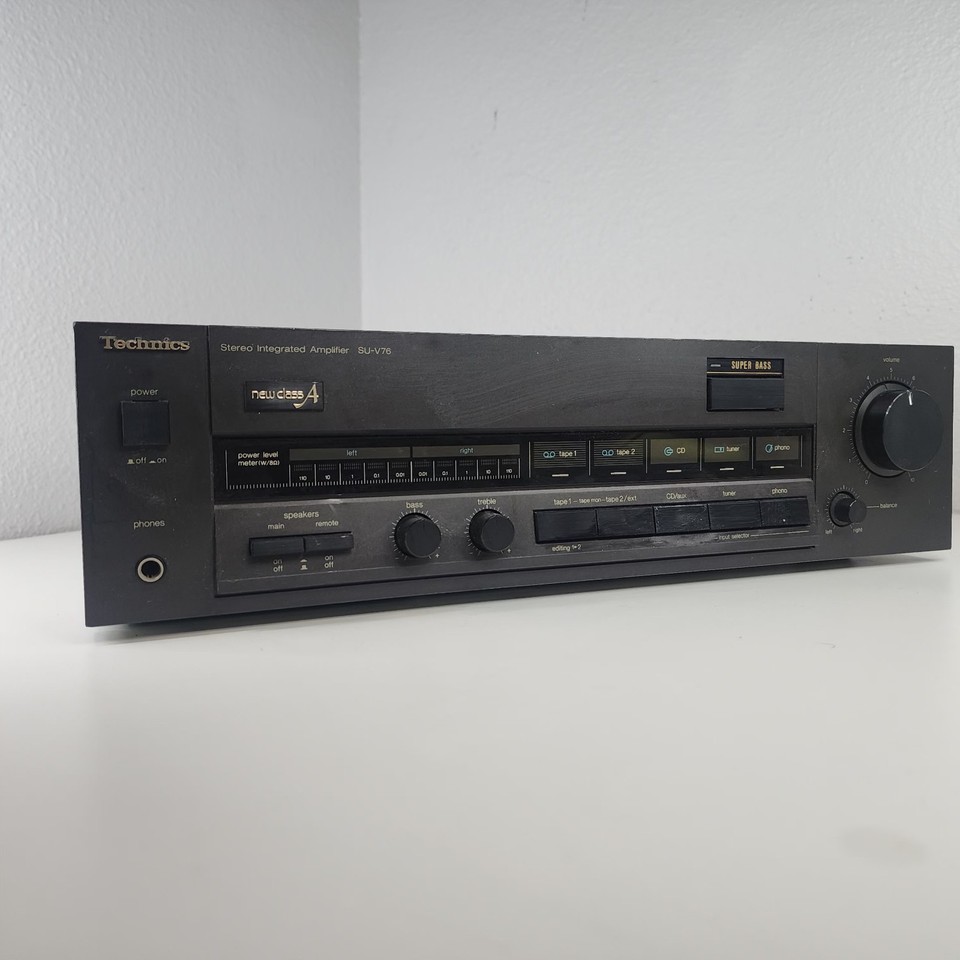 Technics SU-V76 Stereo Amplifier Japan Powers On - Needs Service or Repair As Is | eBay
