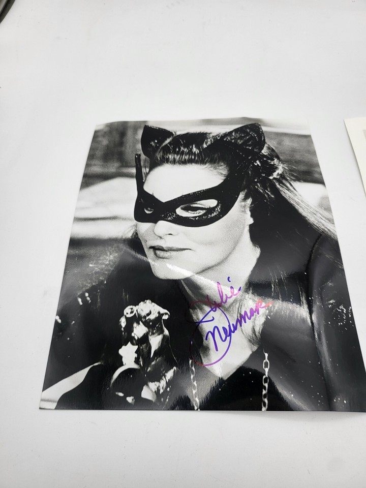 Julie newmar Lee Meriwether Catwoman Batman Autograph Signed 8 x 10 ...