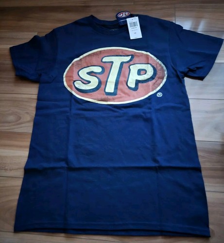 NWT STP Oil Logo S Blue Graphic Tee Shirt Top Unisex Band Stone Temple ...