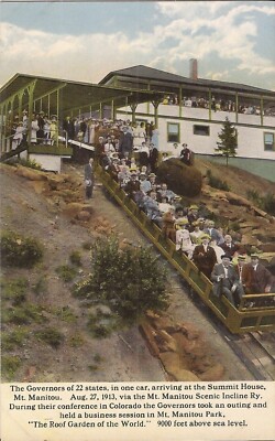 Mount Manitou, COLORADO - Summit House Incline Railway | eBay