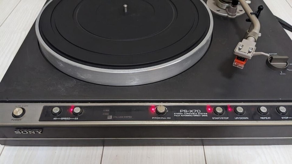 Sony PS-X70 Vintage Direct Drive Turntable Record Player Full Auto | eBay