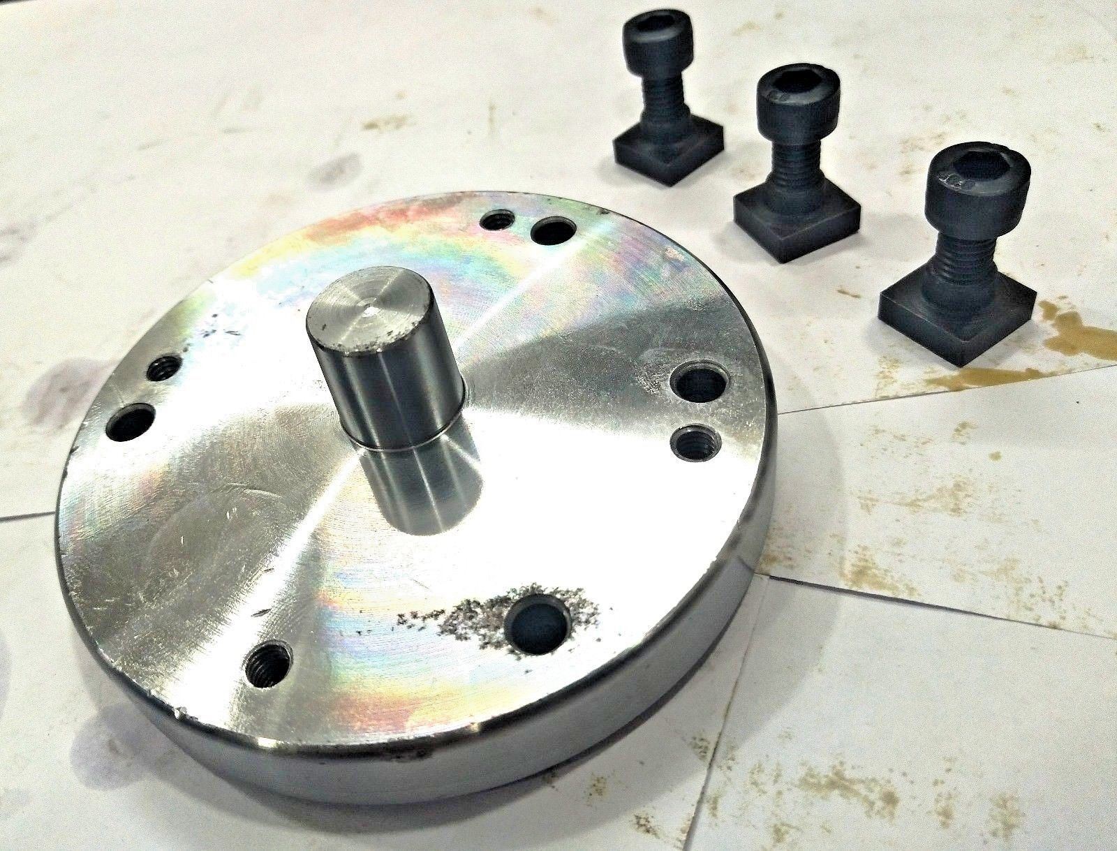 100 mm back plate with MT2 spigot for HV4/ HV6 rotary table Lathe ...