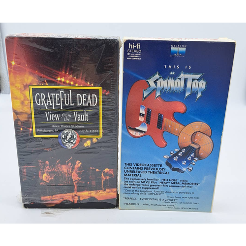 Vintage Rock N Roll Band VHS This Is Spinal Tap, Grateful Dead View ...