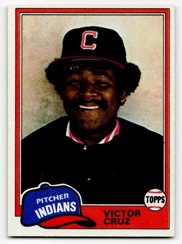1981 Topps #252 - Victor Cruz - Cleveland Indians - NM/MT - ID106 | eBay