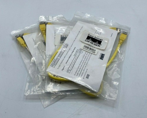 (LOT OF 3) Cisco Network cable GigaStack GBIC (M) 0.5M CAB-GS-50CM 800 ...