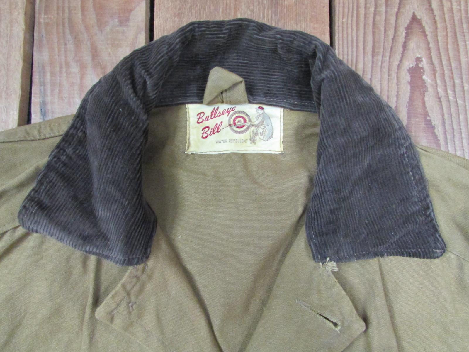 Vintage 1970s Bullseye Bill Hunting Field Jacket Drab… - Gem