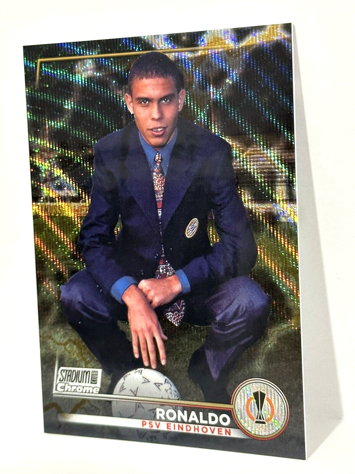 2022-23 Topps Stadium Club Chrome UCL PSV Ronaldo R9 Black/Gold ...