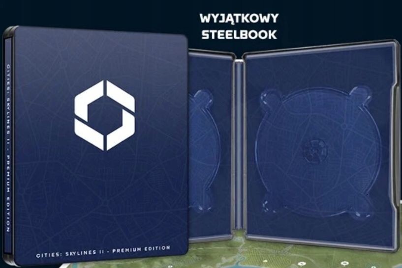 CITIES SKYLINES II 2 STEELBOOK PREMIUM MAP 2X PEN COLLECTOR'S BOX NEW ...