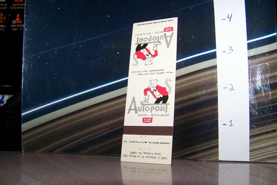 Vintage Matchbook Cover C7 State College Pennsylvania Autoport Cat ...