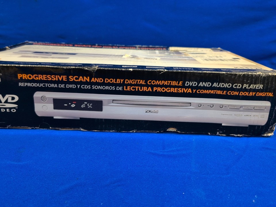 NEW! Koss KS4127 DVD & Audio CD Player Sealed Vintage 2005 Dolby ...