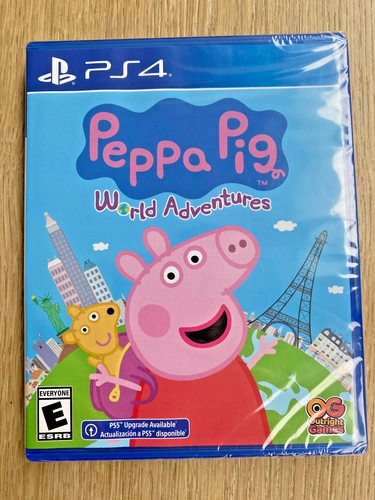 Peppa Pig World Adventures PS4 US Version New Sealed *Loose Disc* Fast ...