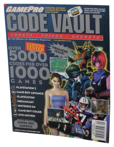 GamePro Code Voûte Triche Astuce Secret Septembre 2001 Revue Livre | eBay