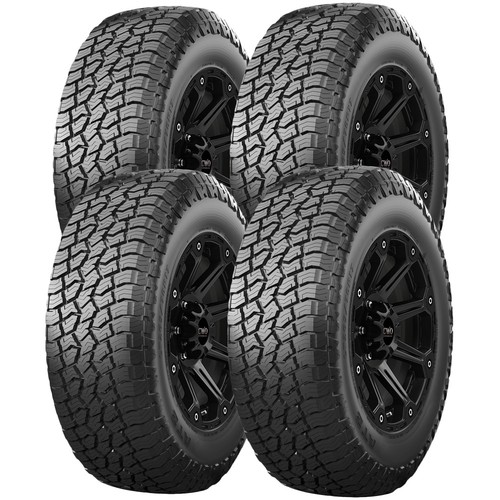 (QTY 4) 35x12.50R20 Summit Trail Climber AT02 121R LRE Black Wall Tires ...