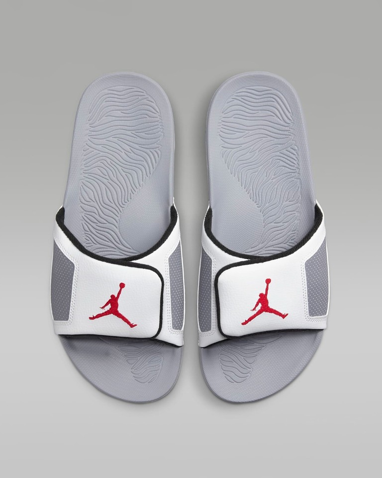 Jordan Hydro III Mens Slides Slippers Cement Grey Multiple Sizes ...