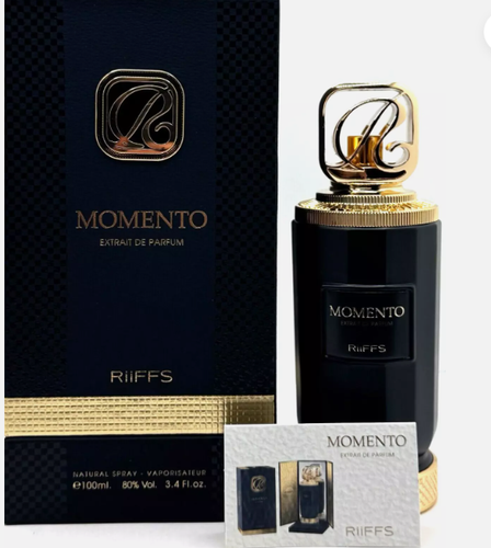RIIFFS MOMENTO EXTRAIT DE PARFUM SPRAY UNISEX 3.4 Oz / 100 ml BRAND NEW ...